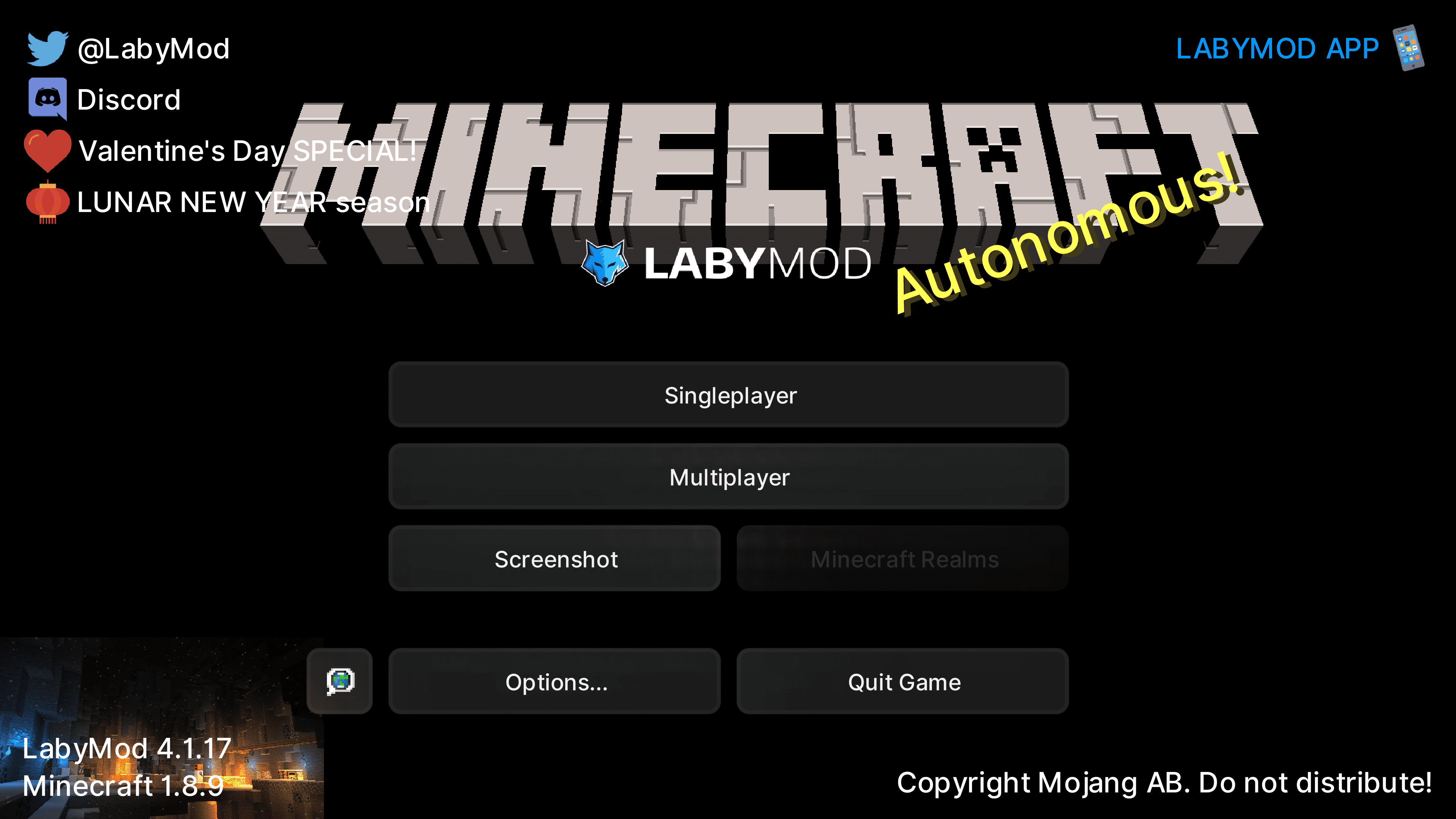 menu is bugged | LabyMod Idea